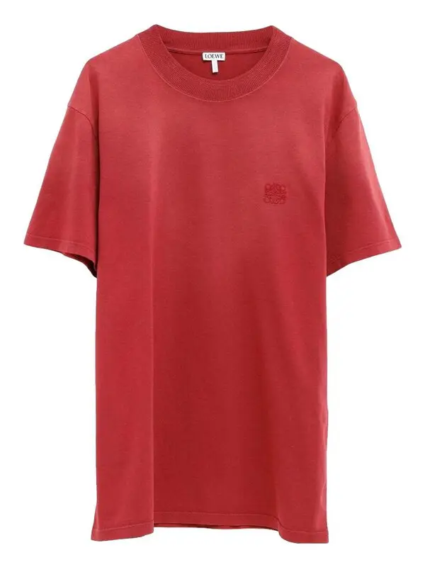 Loewe Anagram Cotton T-shirt - Multicolor