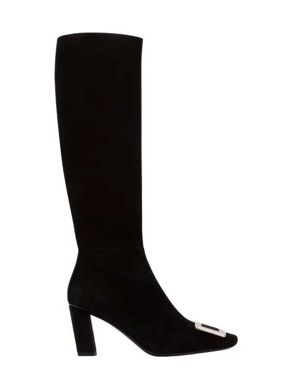 ROGER VIVIER Suede Knee-high Boots - Multicolor