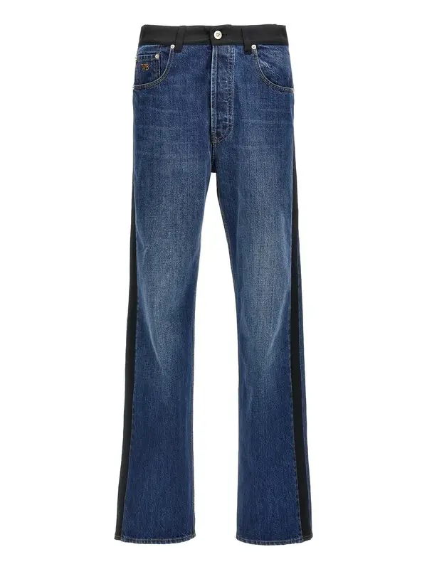 WALES BONNER Echo Denim Jeans - Blue