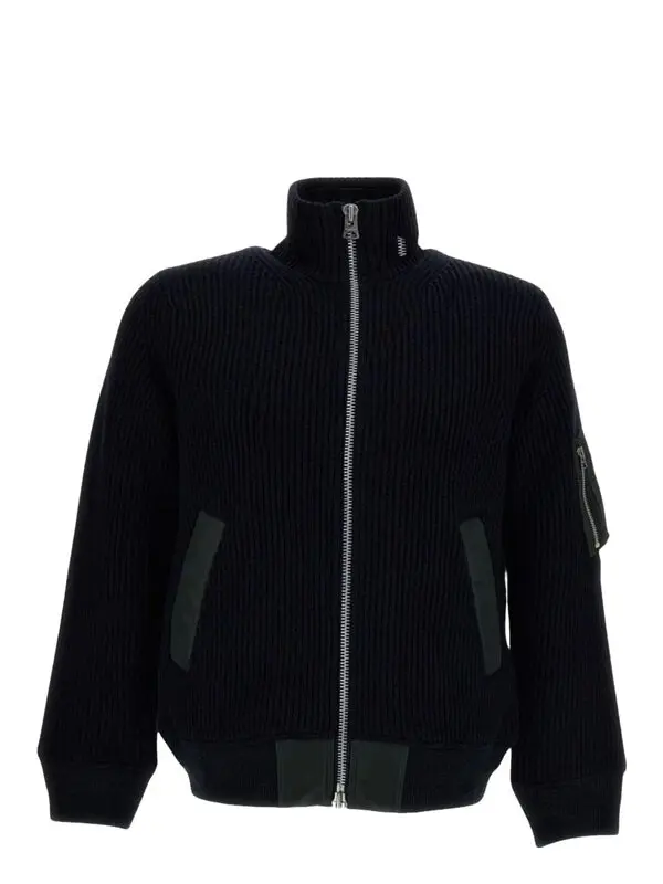 Sacai Wool Blouson Jacket - Multicolor