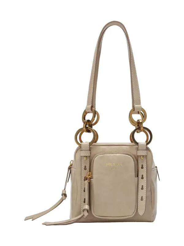 Prada Leather Mini Handbag - Pink