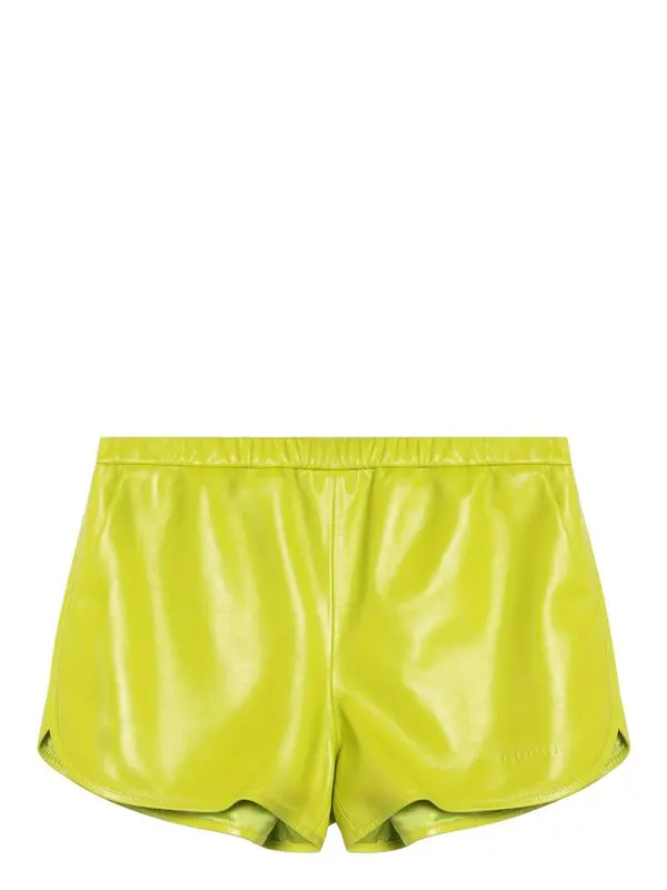 Gucci Leather Shorts - Green