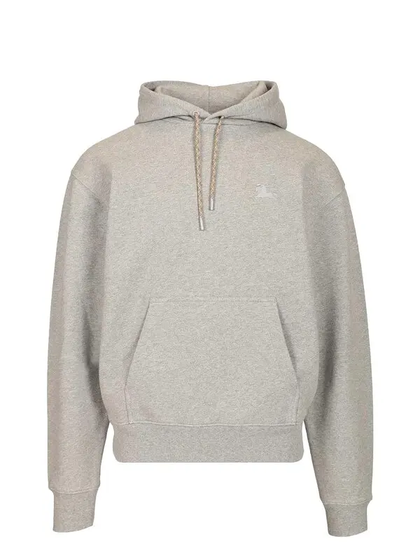 Burberry Cotton Hoodie - Gray