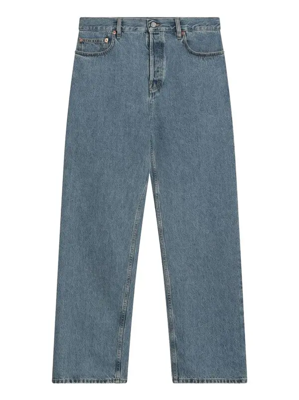Gucci Wide-leg Denim Jeans - Blue