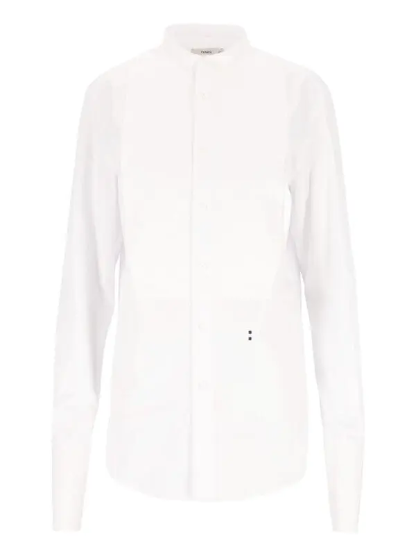 Fendi Cotton Poplin Shirt - White