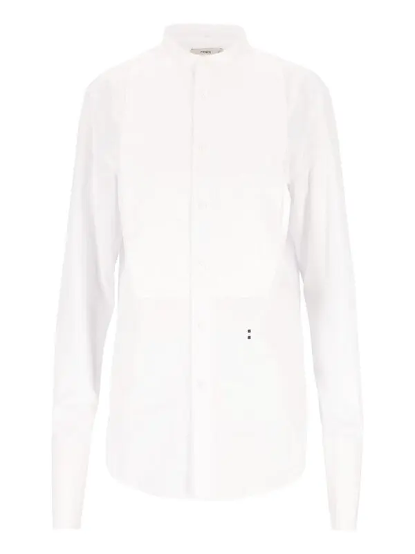 Fendi Cotton Poplin Shirt - White