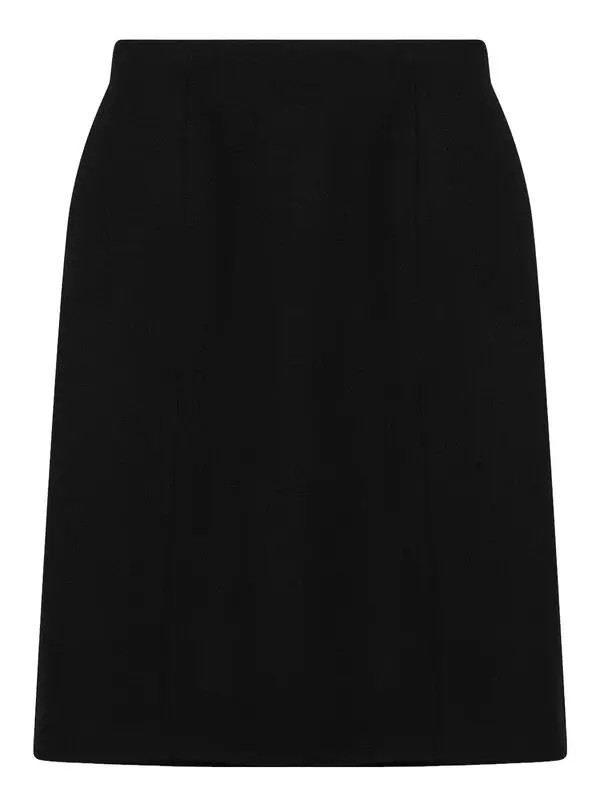 Balenciaga Hourglass Midi Skirt - Black