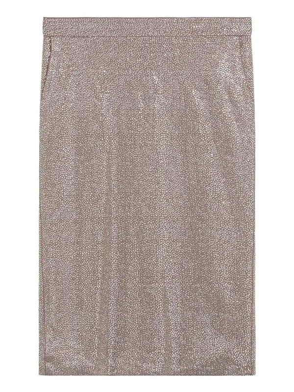 Giuseppe Di Morabito Embellished Midi Skirt - Silver