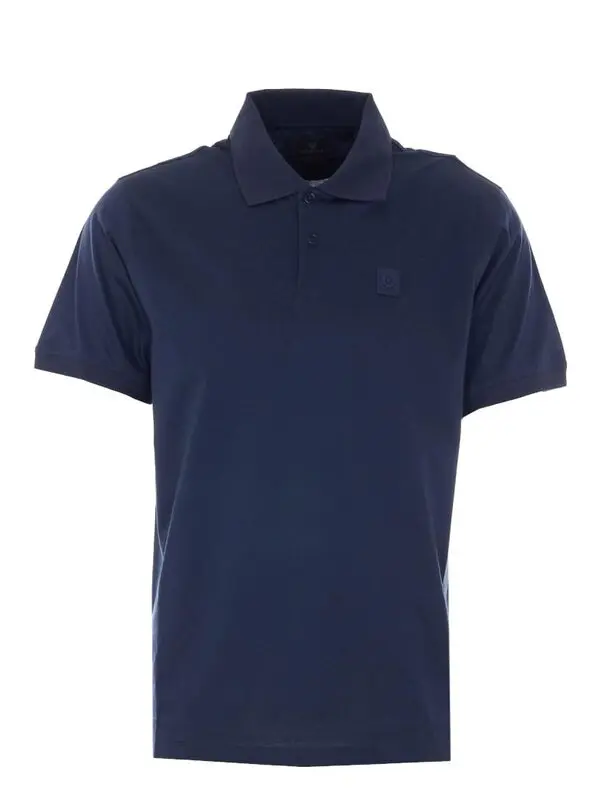 Belstaff Steel Logo Polo - Blue