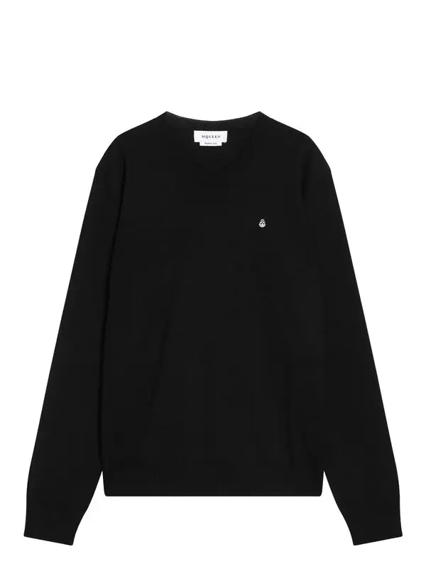 Alexander McQueen Wool Sweater - Black