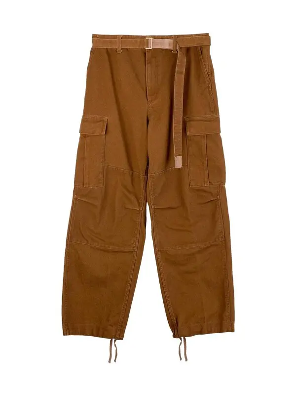 SACAI X CARHARTT WIP Cotton Cargo Trousers - Cream