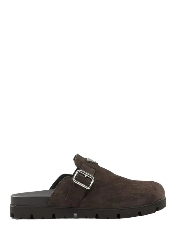 Prada Suede Leather Slippers - Multicolor