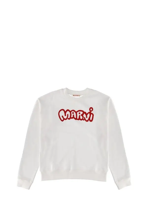 Marni Logo Sweatshirt - White