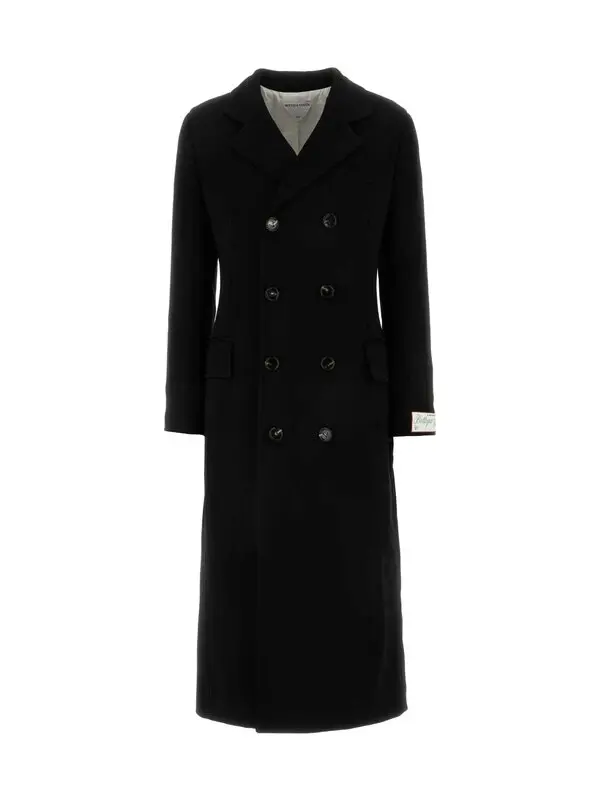 Bottega Veneta Jersey Coat - Black