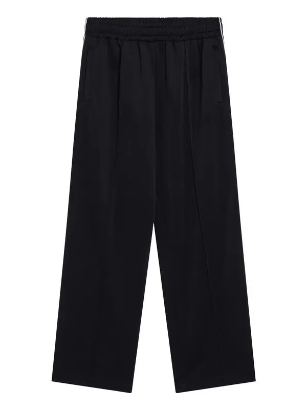 Gucci Navy Pants In Technical Jersey - Blue