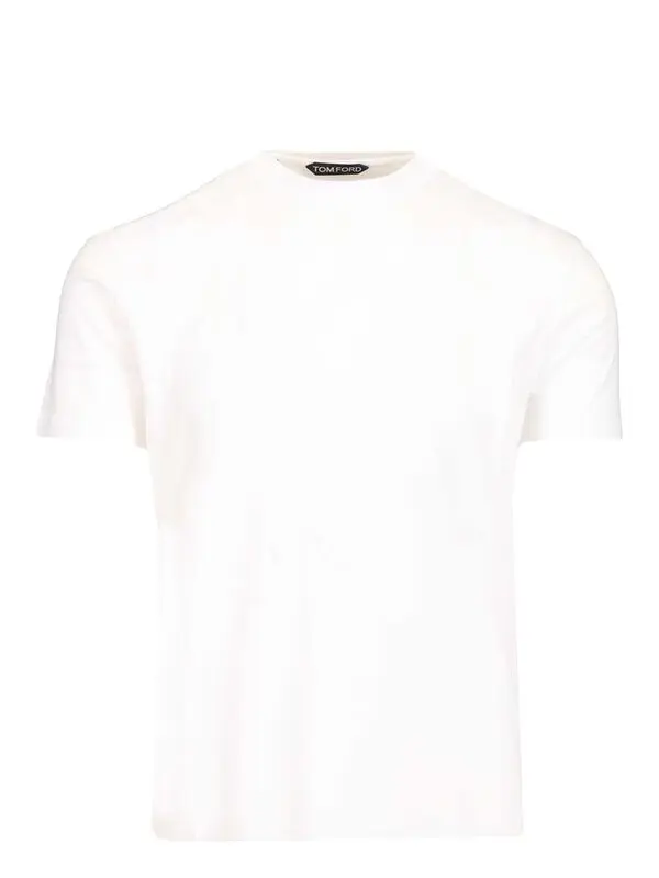 TOM FORD Crew Neck T-shirt - White