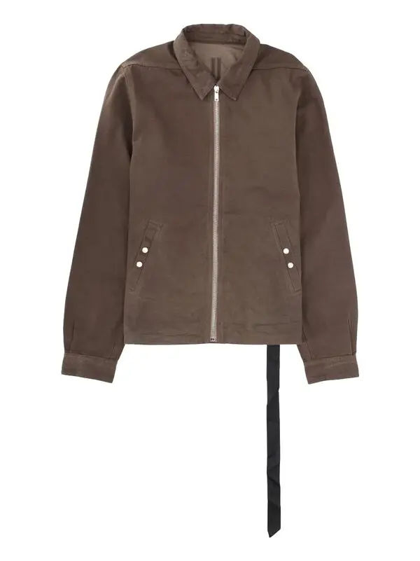 Rick Owens Giacca Zipfront - Brown