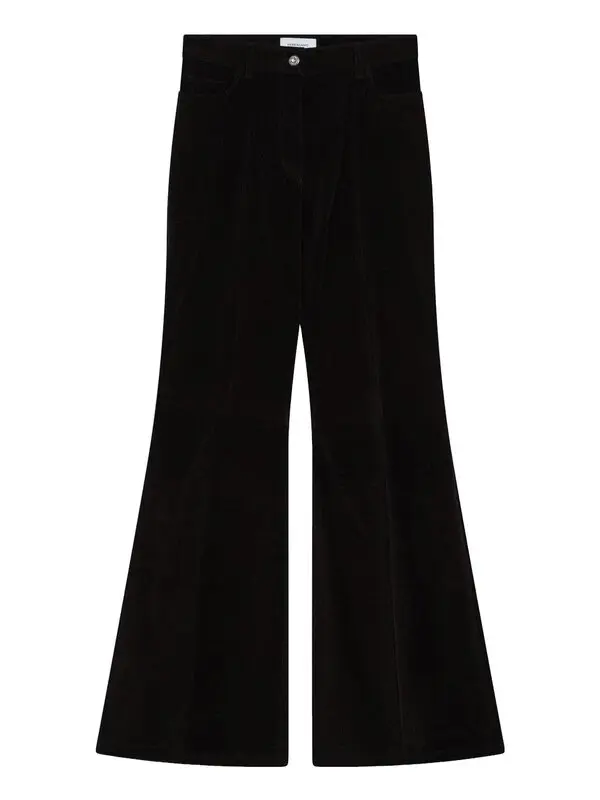 FERRAGAMO Flared Trousers - Brown
