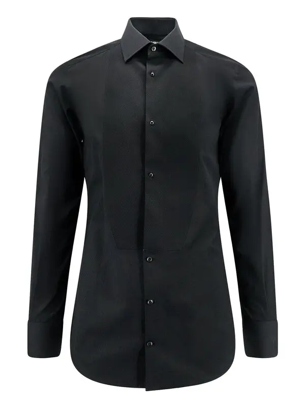 Dolce & Gabbana Gold Cotton Shirt - Multicolor