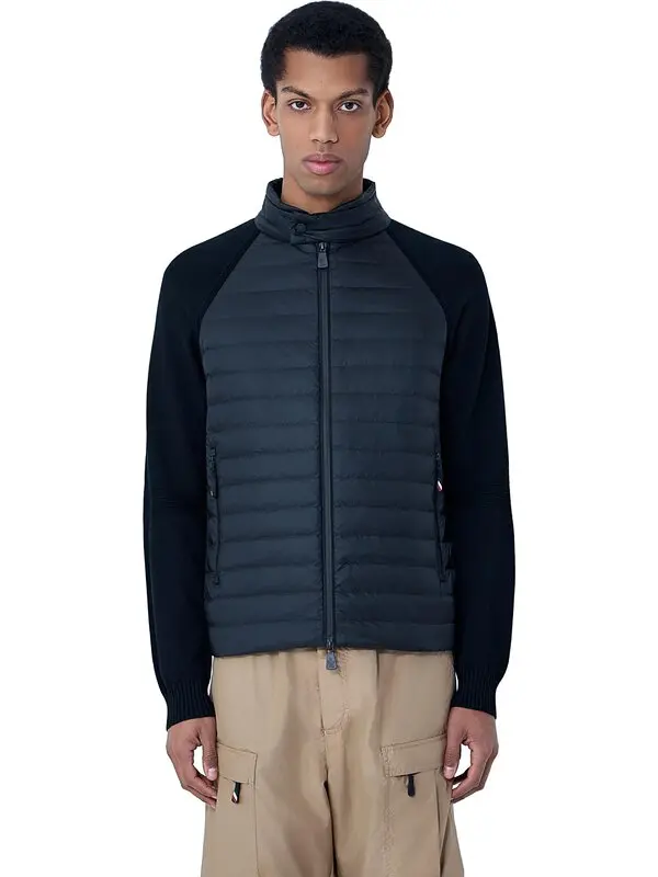 Moncler Logo Motif Cardigan - Black