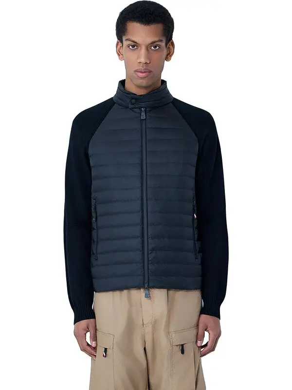 Moncler Logo Motif Cardigan - Black