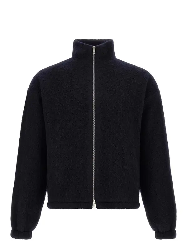 JIL SANDER Zipped Sweatshirt - Blue