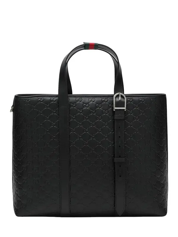 Gucci Gg Tote Handbag - Black