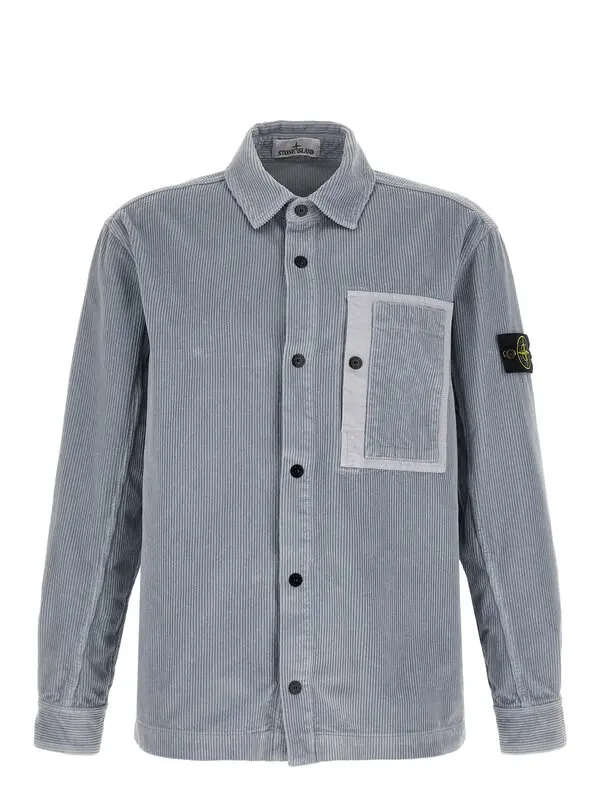 Stone Island 1200016' Overshirt - Gray