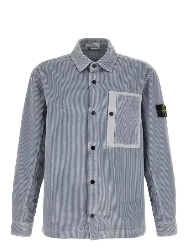 Stone Island 1200016' Overshirt - Gray
