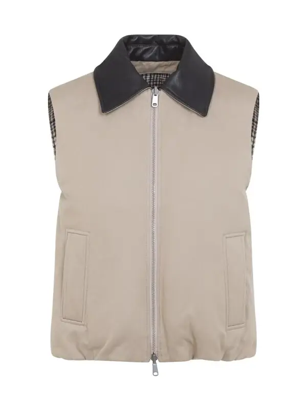 Brunello Cucinelli Padded Reversible Vest - Multicolor