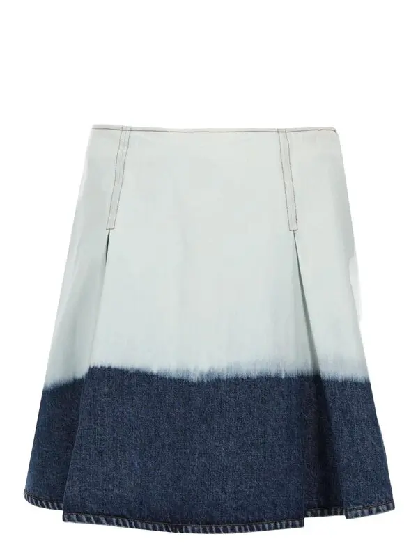 Marni Denim Midi Skirt - White
