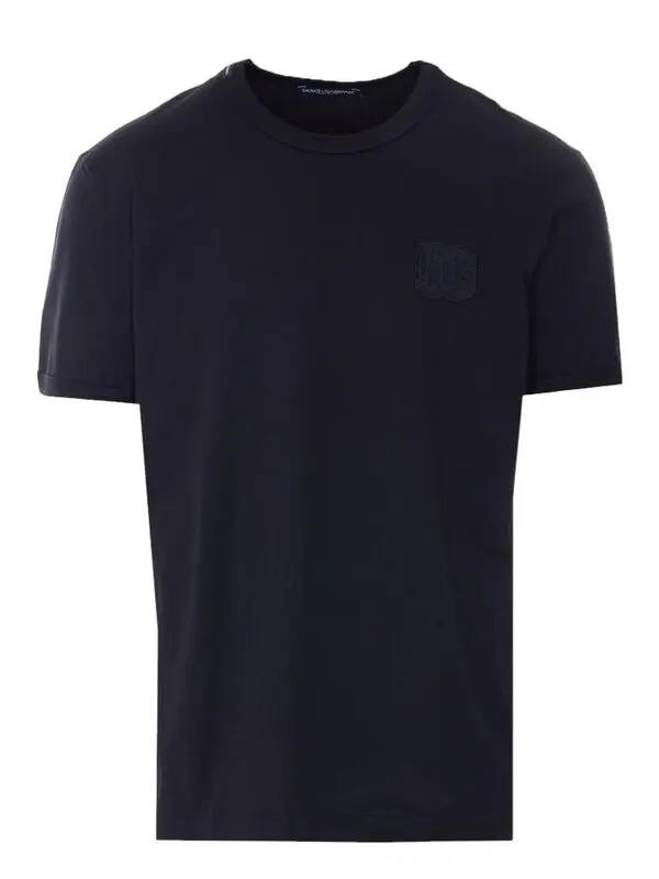 Dolce & Gabbana Dg Patch T-shirt - Black