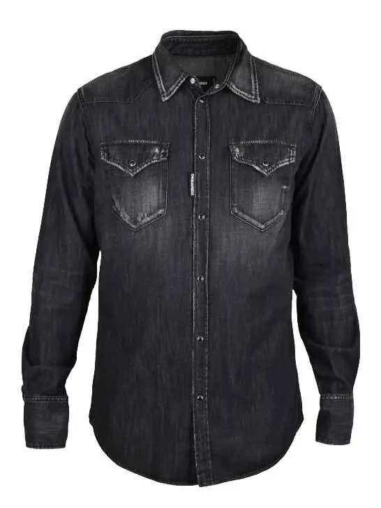 Dsquared2 Denim Shirt - Black