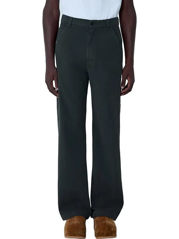 Dries Van Noten Drawstring Cotton Pants - Gray