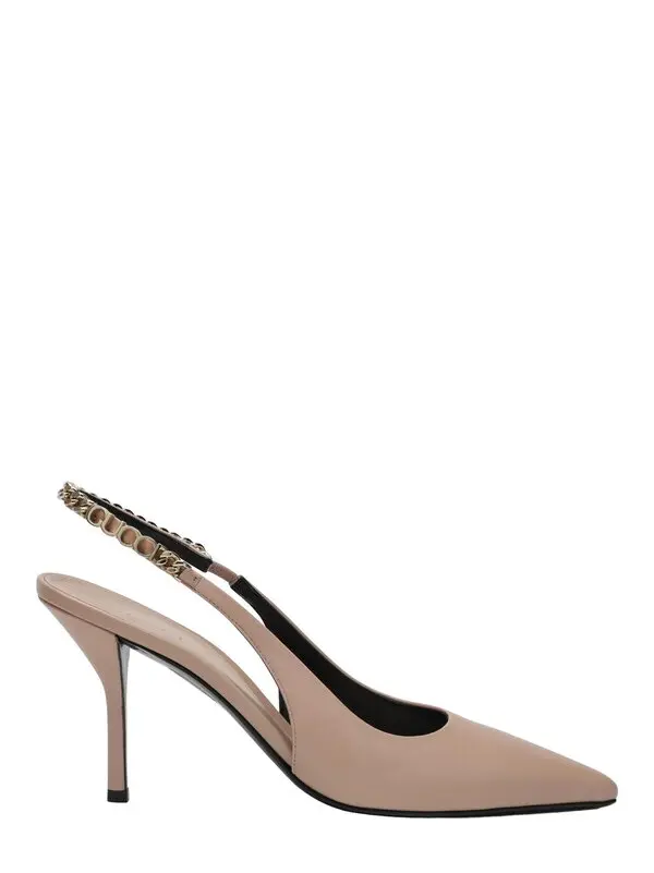 Gucci Signorina Slingback Pumps In Light - Pink