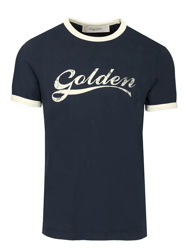 GOLDEN GOOSE Journey T-shirt - Blue