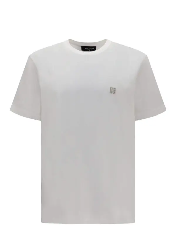 Dsquared2 Metal Cotton T-shirt - White
