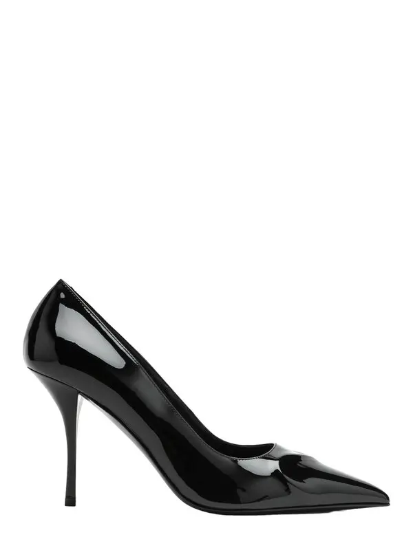Alaïa Pumps Le Coeur 3d 90 In Varnish - Black