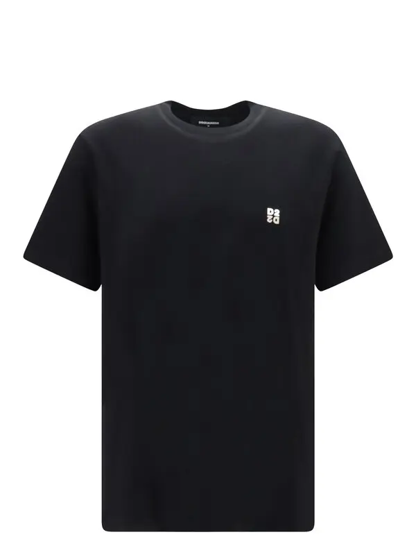 Dsquared2 Metal Cotton T-shirt - Black
