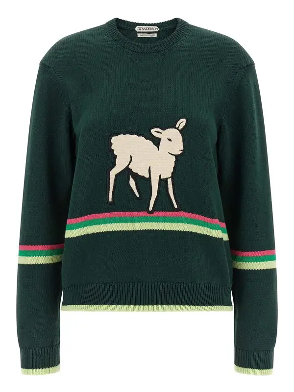 JW Anderson Sheep Sweater - Green