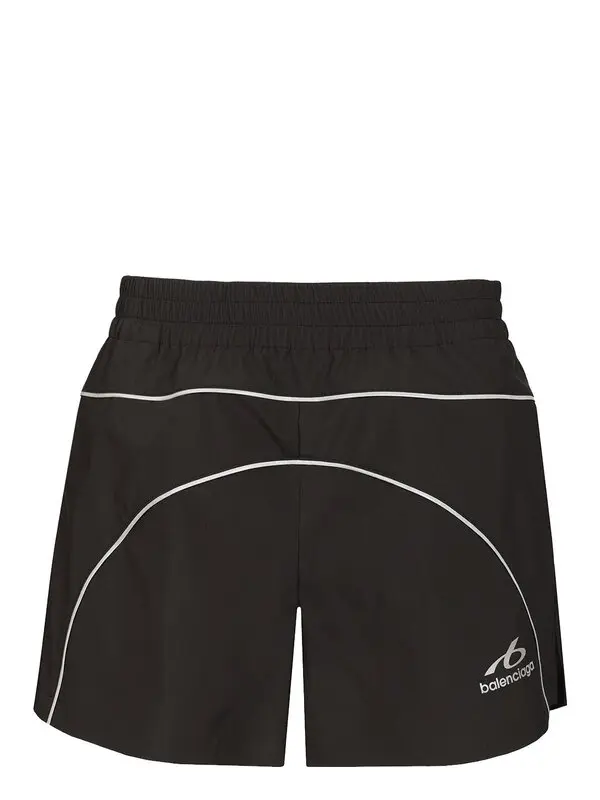 Balenciaga Techwear Sports Shorts - Black