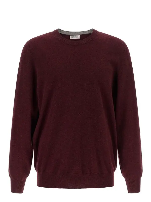 Brunello Cucinelli Cashmere Crew Neck Sweater - Multicolor
