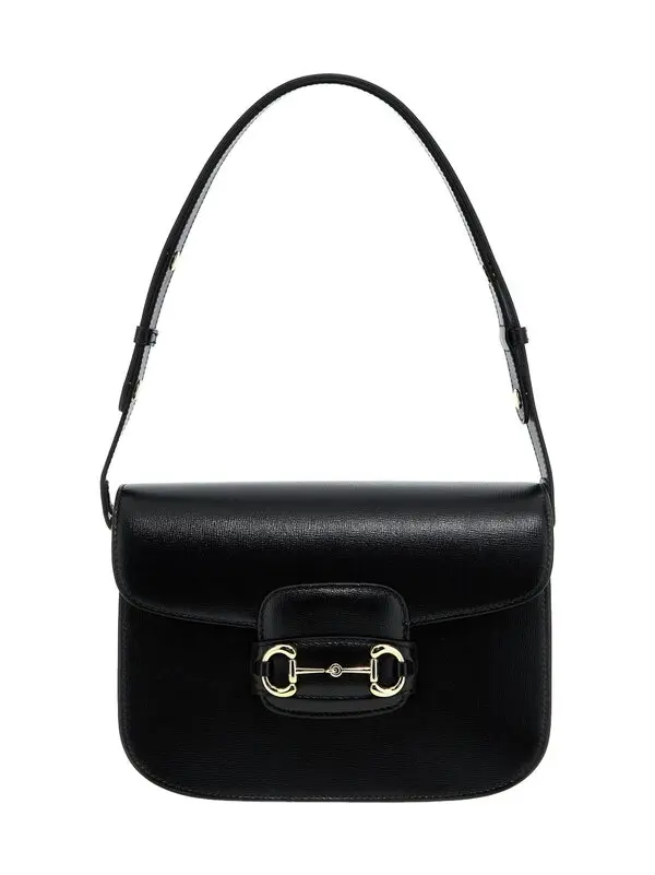 Gucci Horsebit 1955 Leather Bag - Black