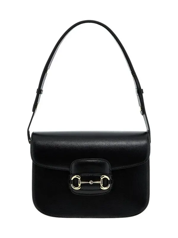 Gucci Horsebit 1955 Leather Bag - Black