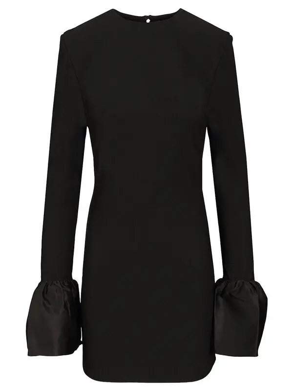 ROTATE BY BIRGER CHRISTENSEN Frill Mini Dress - Black