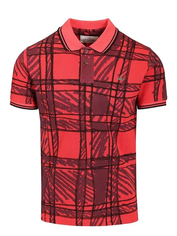 VIVIENNE WESTWOOD Scribble Polo - Red