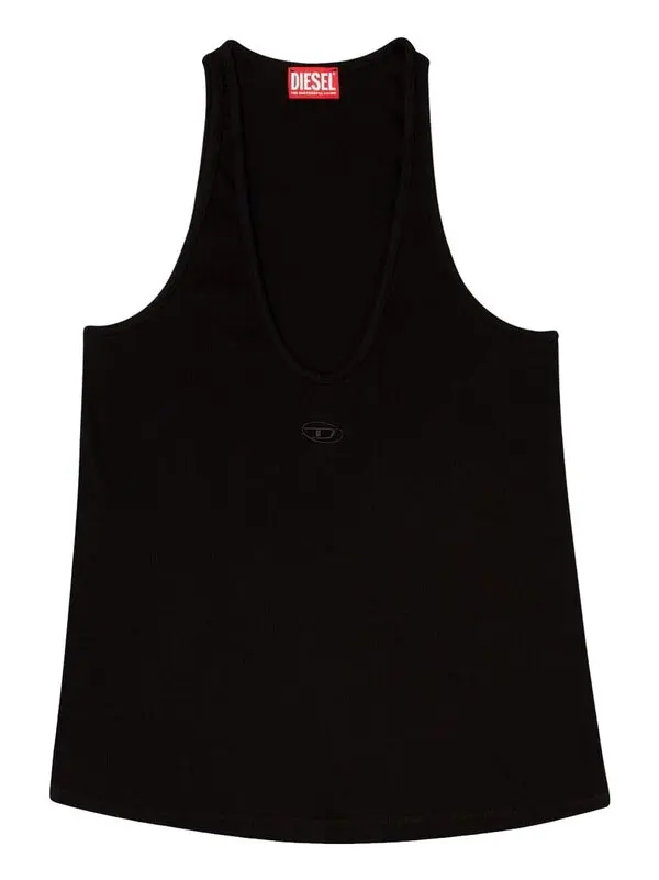 DIESEL® Ribbed Cotton Tank Top - Multicolor
