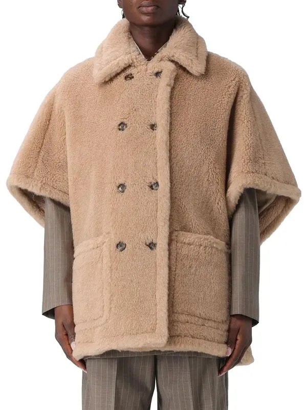Max Mara Faux Fur Jacket - Cream