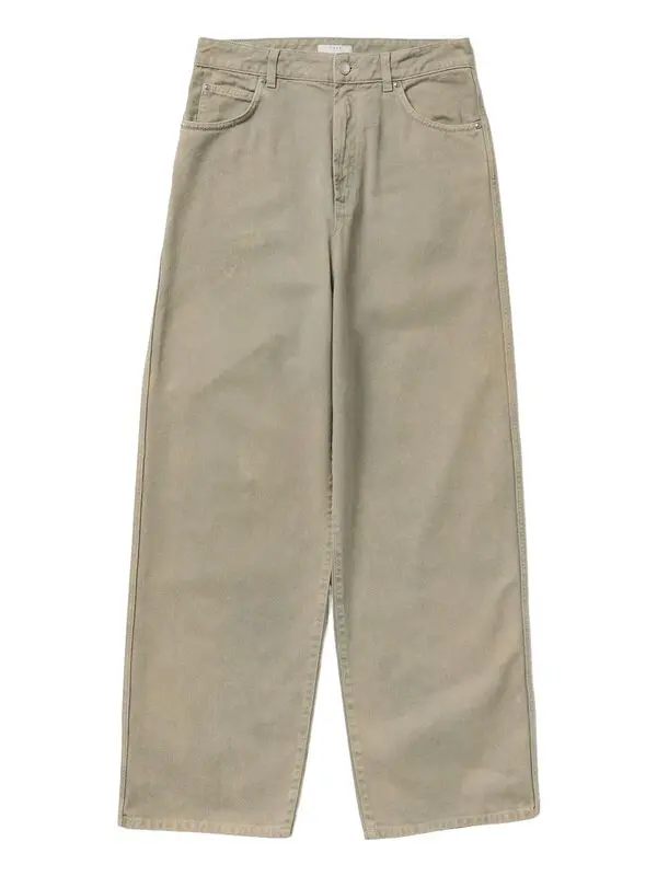 1989 STUDIO Wide Leg Denim Pants - Brown