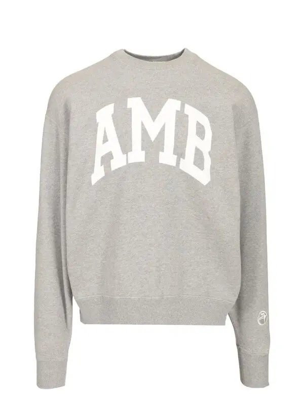 AMBUSH Crewneck Cotton Sweatshirt - Gray